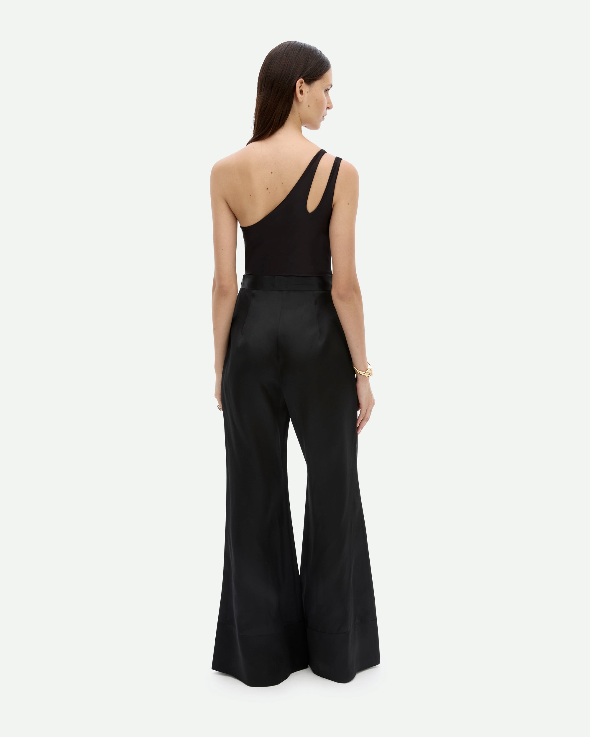 AlleyCat High Cut Split-Shoulder Bodysuit with Bespoke AlleyCat Logo ...